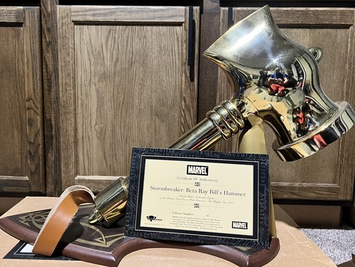 RARE DIAMOND SELECT CLASSIC MARVEL Stormbreaker Hammer Prop Beta Ray ...