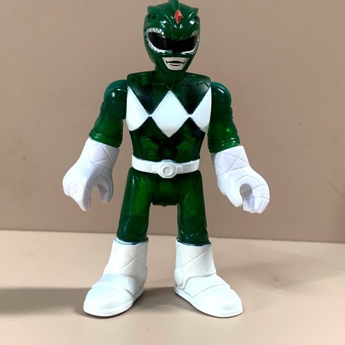 2pcs Imaginext Power Rangers Yellow Green Ranger Translucent Battle ...