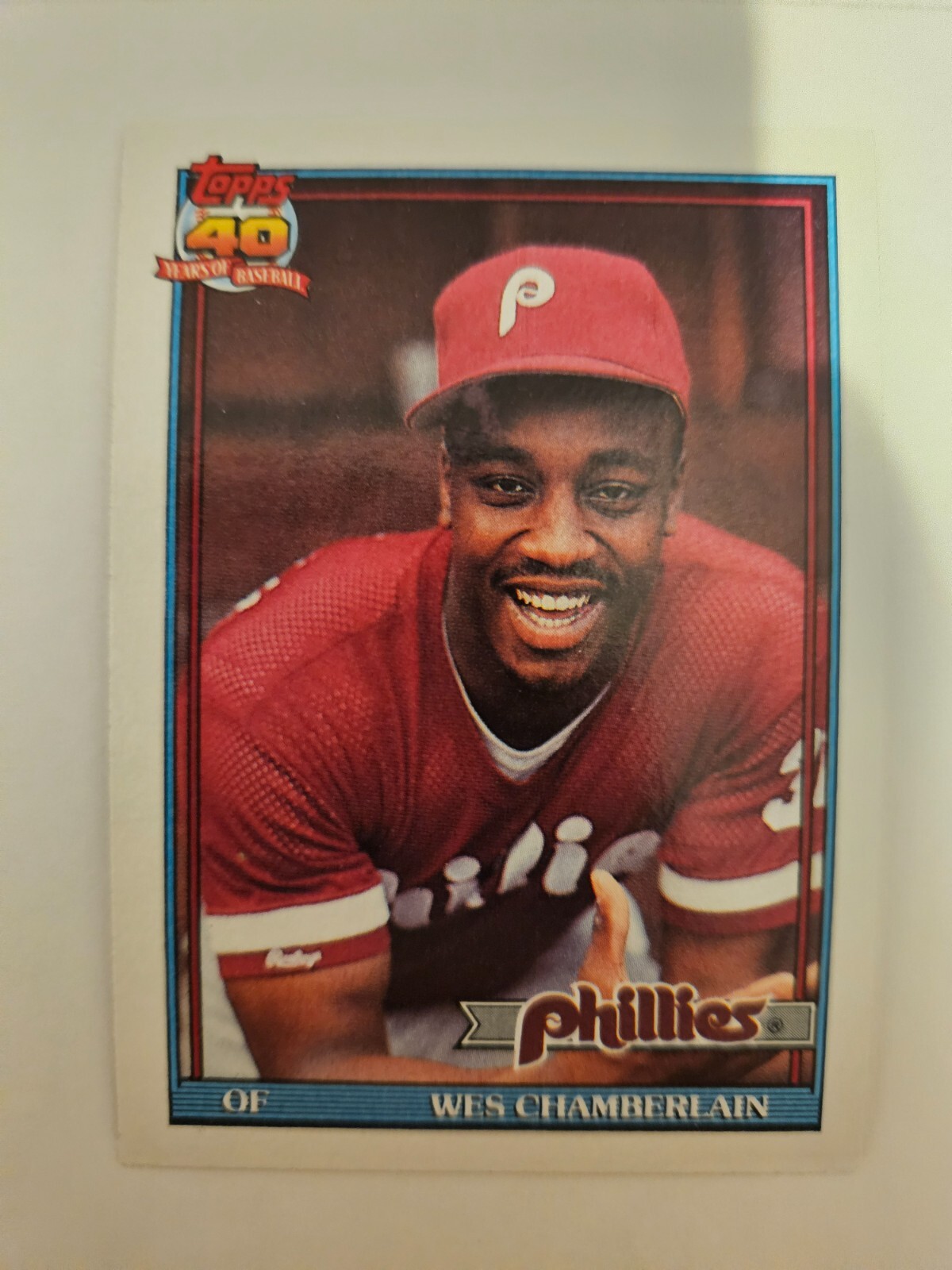 1991 Topps - Sitting #603 Wes Chamberlain (RC) for sale online | eBay