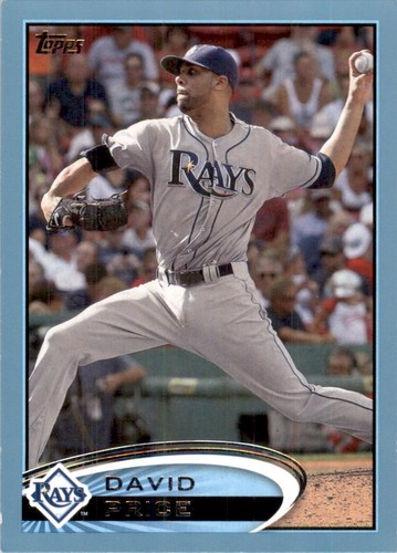 2012 Topps Blue DAVID PRICE Tampa Bay Rays #80 | eBay