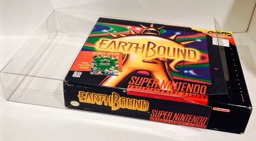1 SNES BIG BOX Protector Earthbound Mario Paint Etc Super Nintendo ...