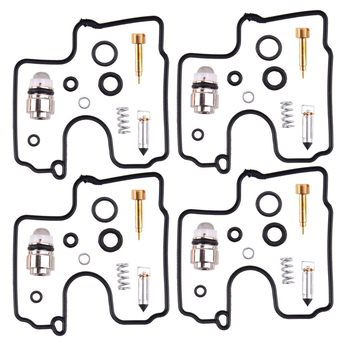 4 sets Fit for Yamaha YZF-R1 1998 1999 2000 2001 Carburetor Carb Repair ...
