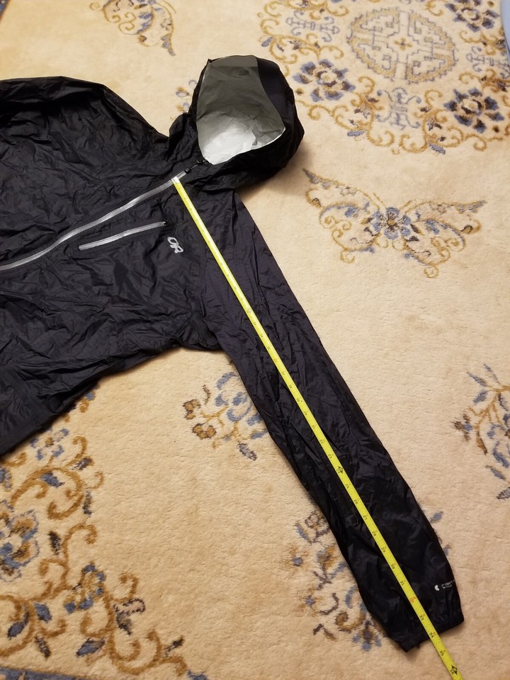 Outdoor Research Mens M Helium Packable Jacket Pertex Shield Black ...