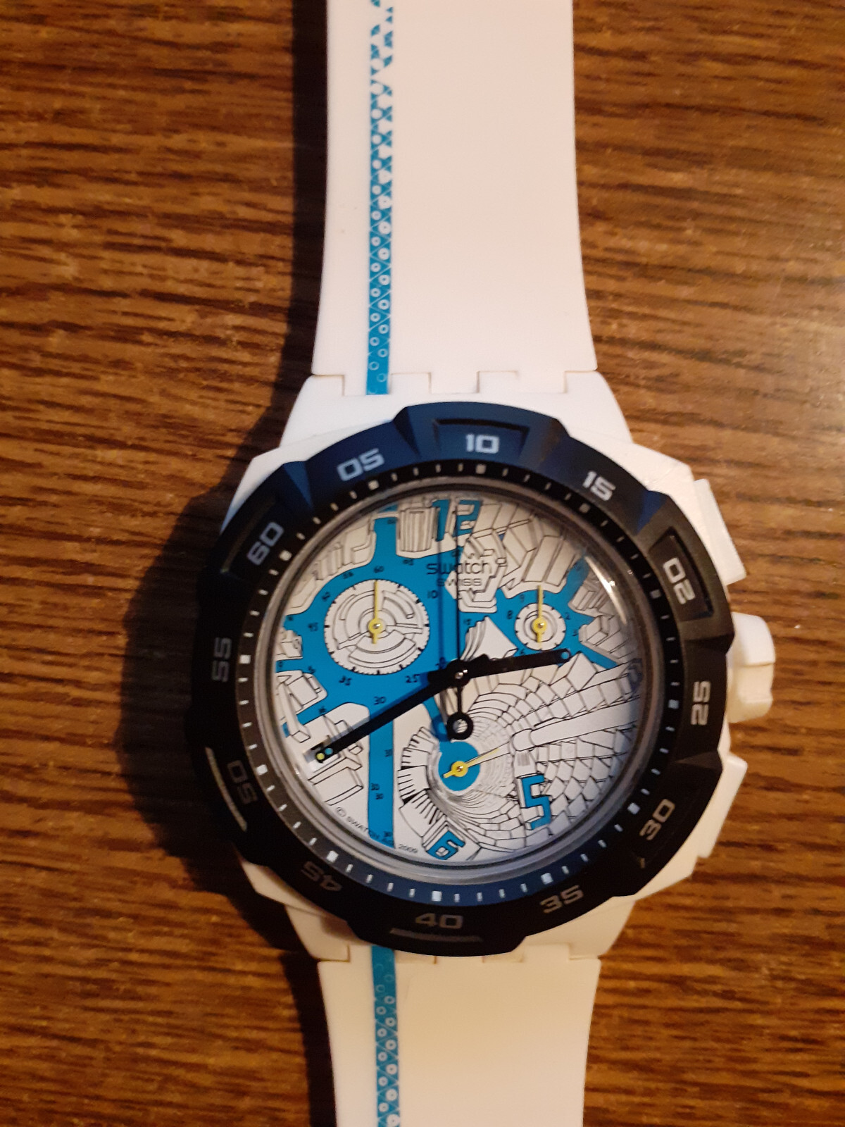 Swatch New Chrono STREET MAP AZURE SUIW412 | eBay