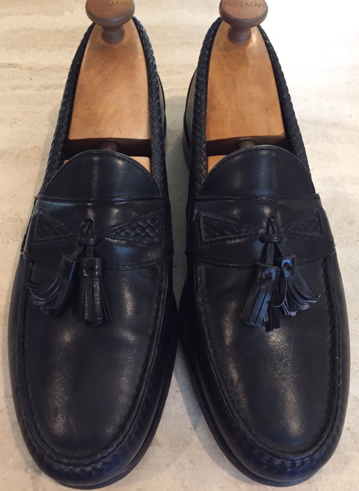 Allen Edmonds Mens Black Maxfield Loafers Shoes Size … - Gem