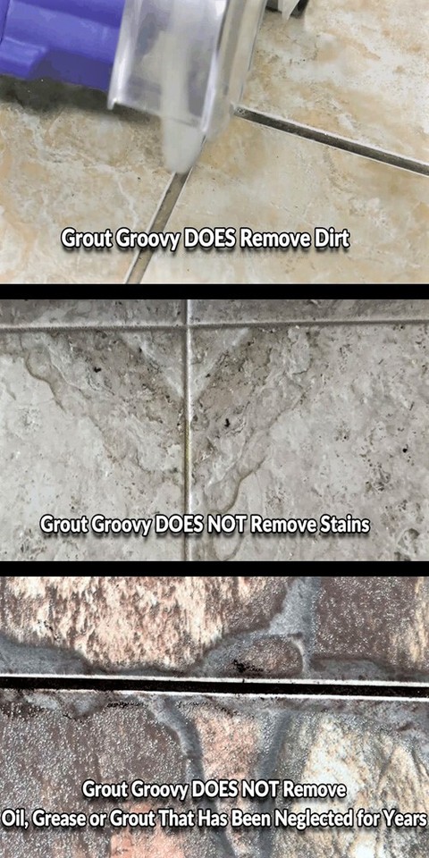 Refurbished Grout Groovy Electric Stand Up Tile Grout Cleaning Machine ...