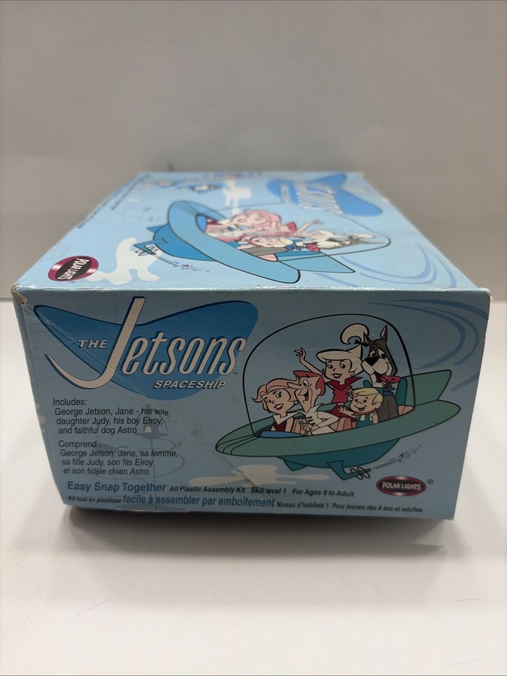SCALE MODEL KIT Polar Lights The Jetsons Spaceship Open Box | eBay