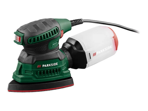Parkside Multi Sander 220W Electric Power Tool Dust Extraction Sheets ...