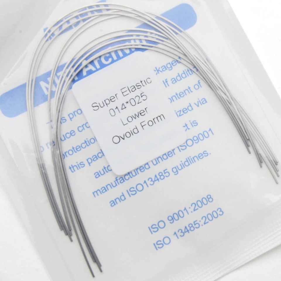 10pcs Dental Ortho Niti Arch Wire Super Elastic Rectangular Reverse ...