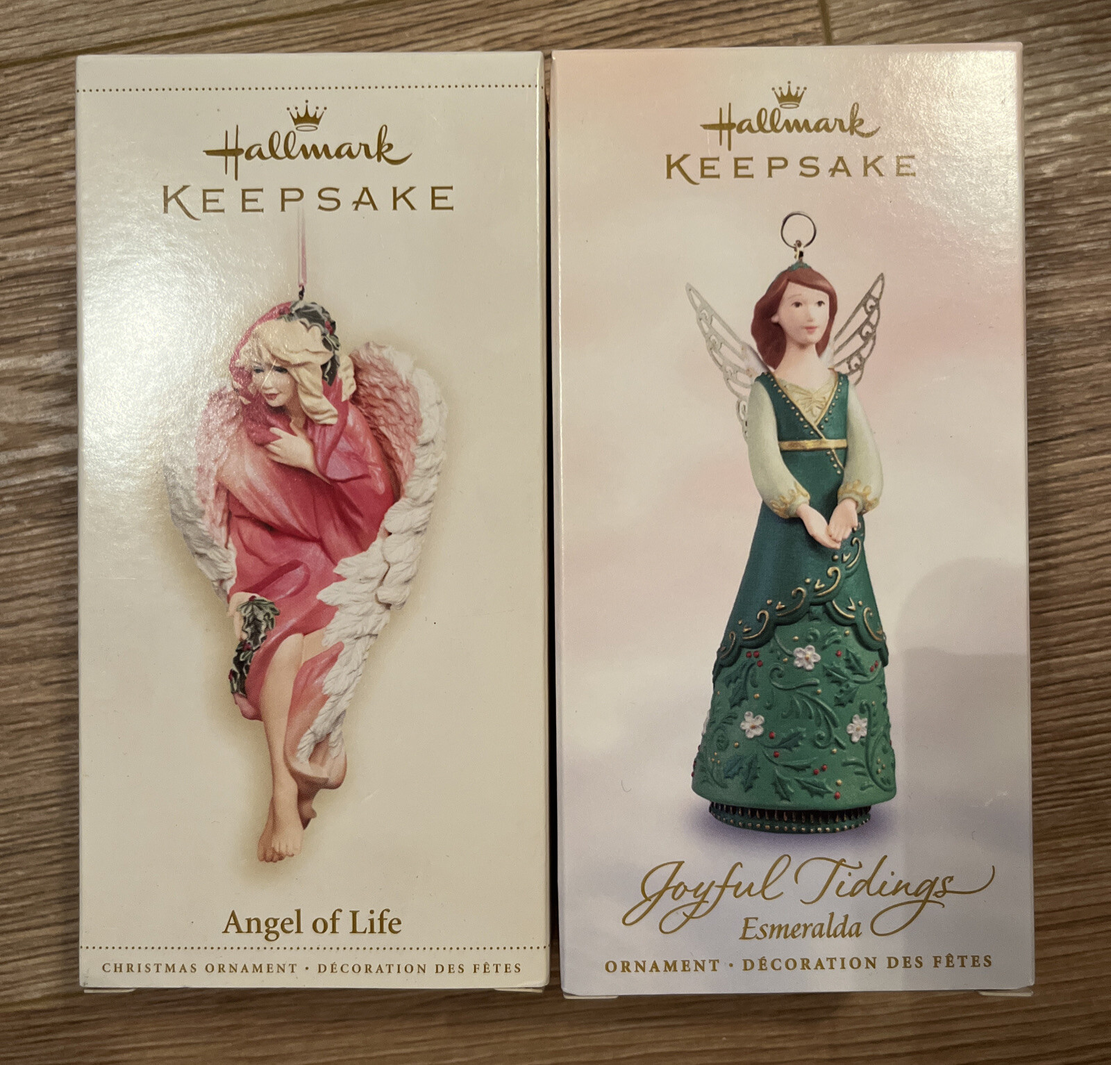 Hallmark Keepsake Holiday Angels Christmas Ornament Angel of Life ...