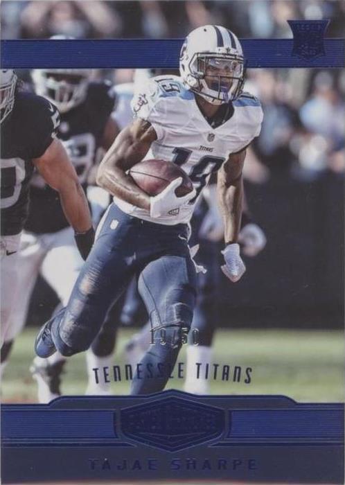 2016 Panini Plates & Patches - Rookies Tajae Sharpe #179 Blue /50 (RC ...
