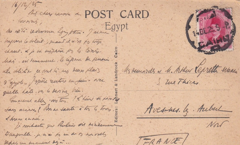 Egypt - Cairo - Lehnert & Landrock original Photo Postcard 1920s | eBay