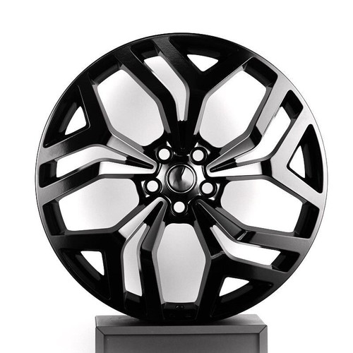 22" SV STYLE GLOSS BLACK WHEELS RIMS FITS LAND RANGE ROVER FULL SIZE ...