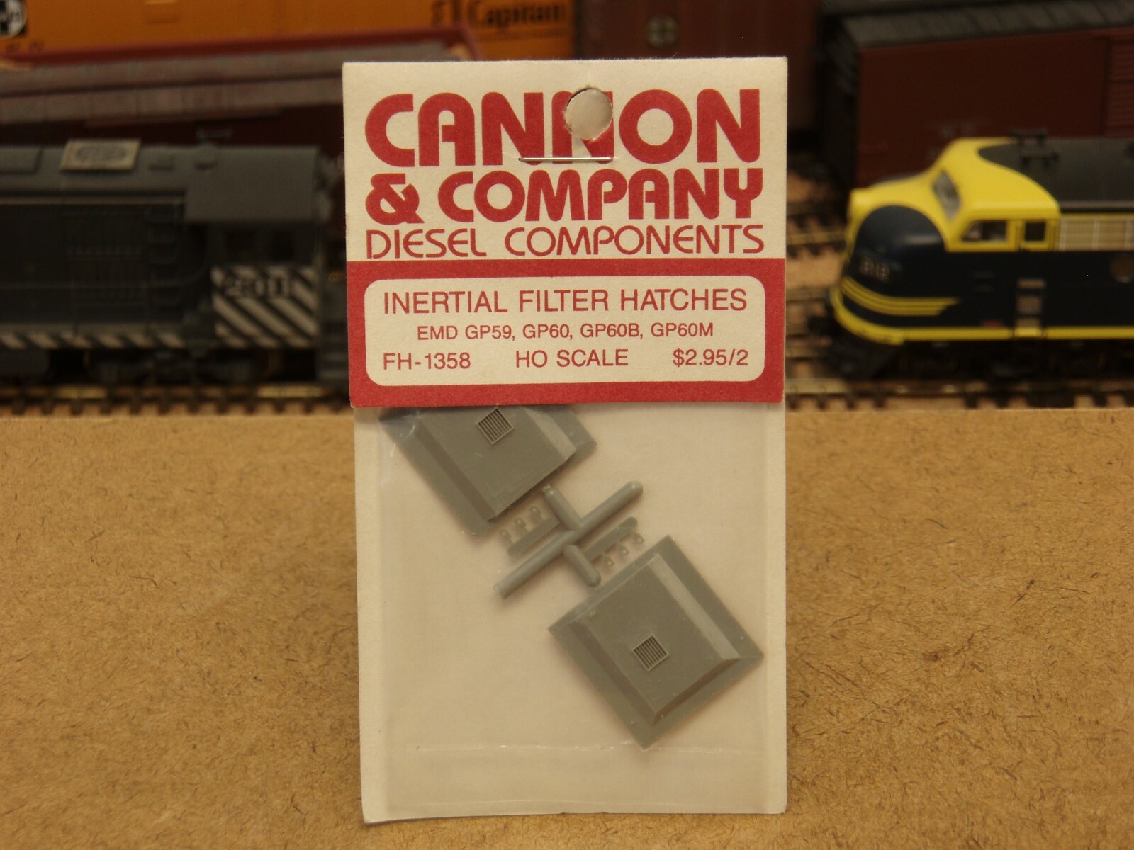 Cannon & Company HO Inertial Filter Hatches EMD GP59/60/60B/60M FH-1358 ...