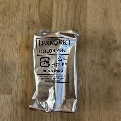New Genuine Lexmark 43XL Ink Cartridge X Series X4975 X6570 X6575 Z ...