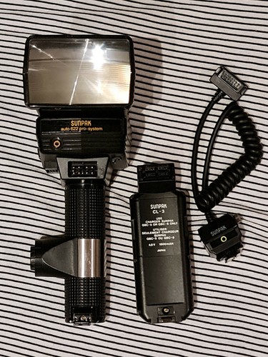 Sunpak Auto Zoom 622 Pro-system. flash. USED complete portable/studio ...