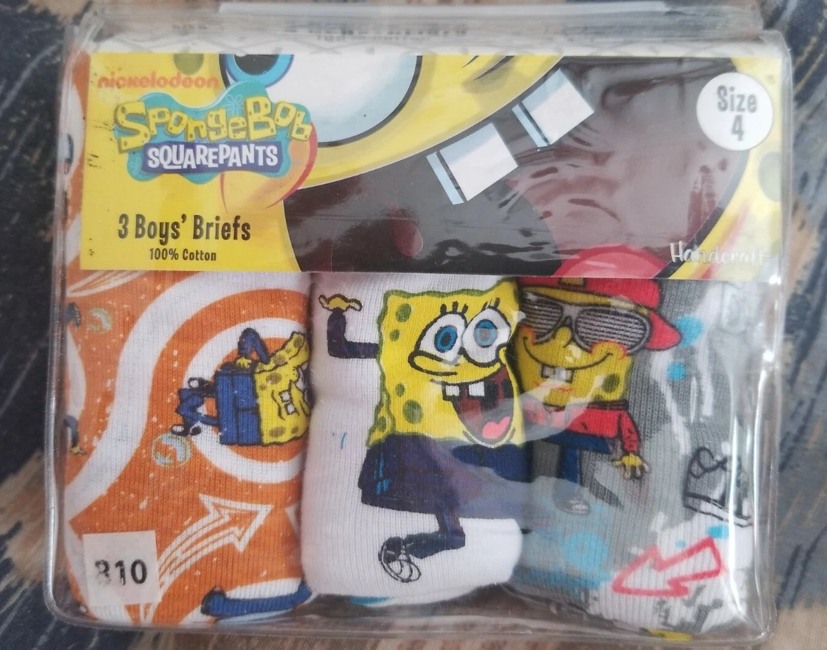 Spongebob 3 Pack Boys Briefs