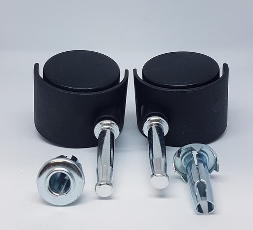 Twin Wheel Castors Gliders Heavy Duty For Furniture Divan Bed Sofa ...