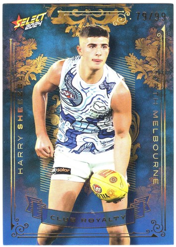 2024 AFL [CLUB ROYALTY] HOBBY CARD - CR79 Harry SHEEZEL (NORTH ...