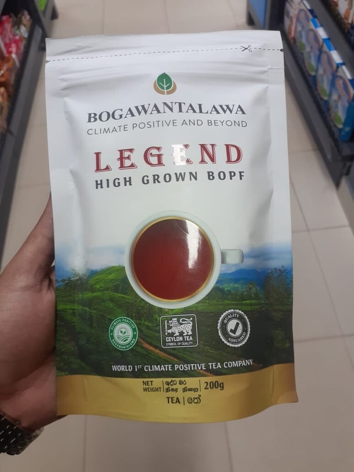 Ceylon Handpicked origin Healthy Tea legend high grown BOPF leaf tea ...