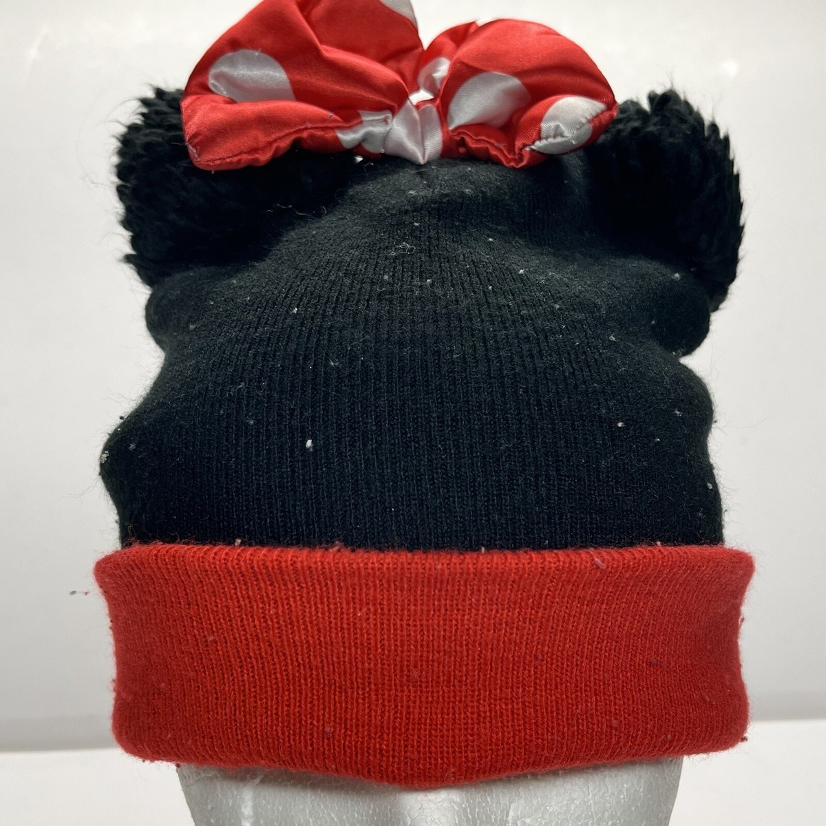Minnie Mouse Hat Knitting Pattern