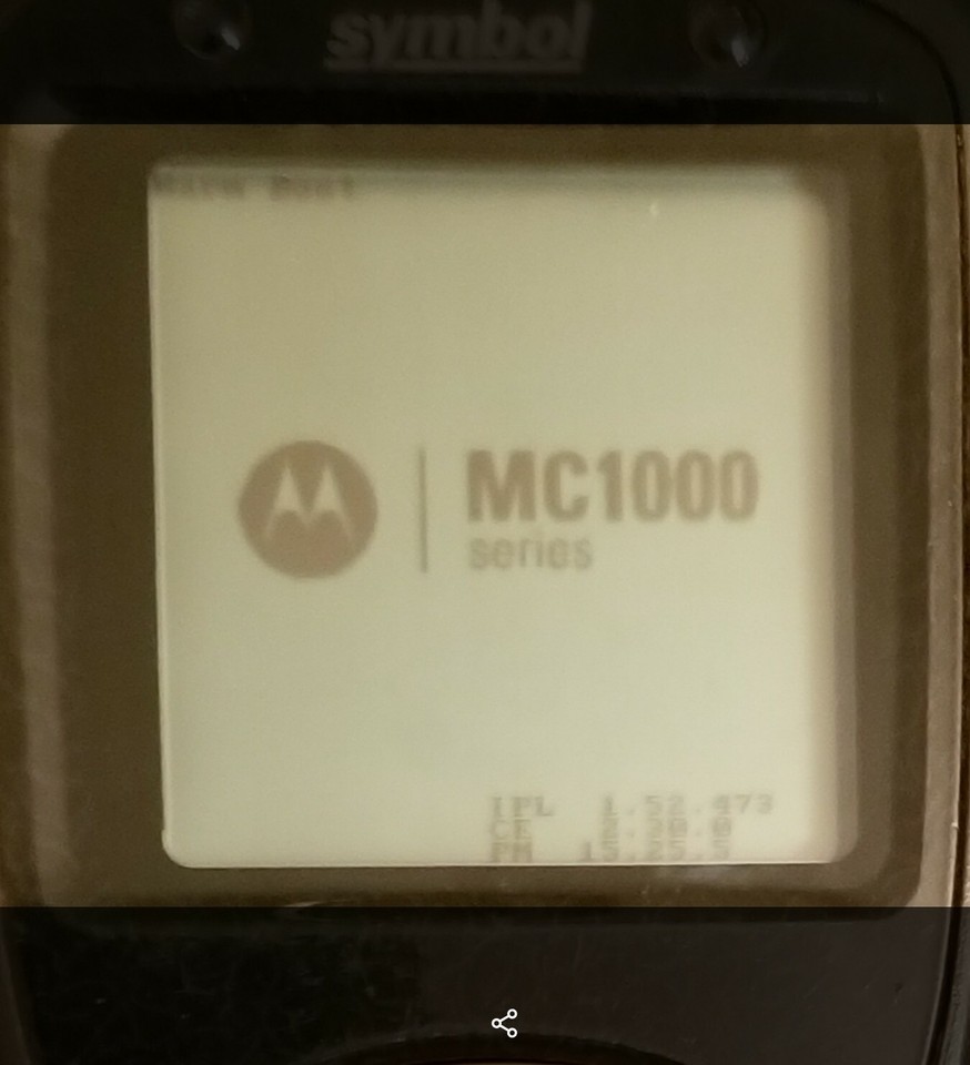 Symbol Motorola Barcode Scanner MC1000, Windows CE5, 1D scanner, with ...