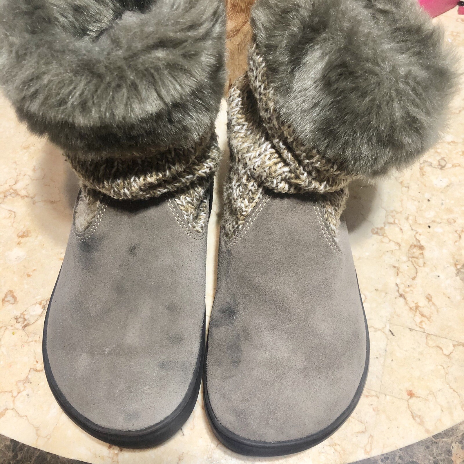Crocs Cozycrocs Booties Brown Women’s Size 6W Faux Fur Winter Boots | eBay