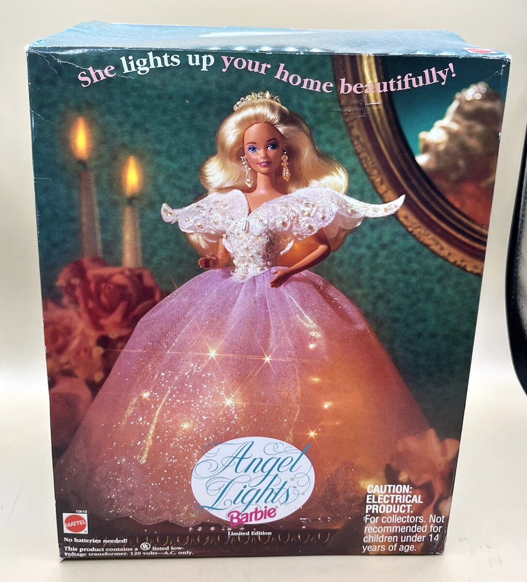 Barbie 12 inch Angel Lights Barbie Fashion Doll For Christmas Tree Top ...