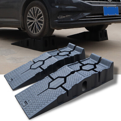 33cm Wide Pair Of Car Ramps Heavy Duty 5 Ton GVW Low Clearance Vehicle ...