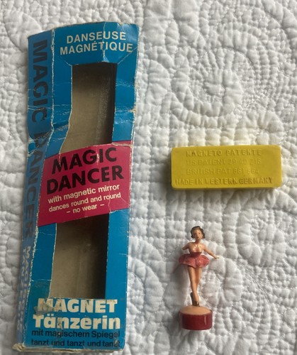 Vtg! Magic Dancer Magnet Toy w/Box Magneto West Germany Ballerina ...