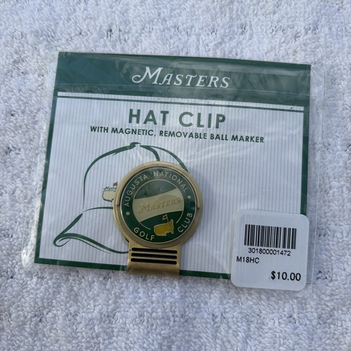 Masters Golf Hat Clip with Removable Ball Marker - Augusta National | eBay