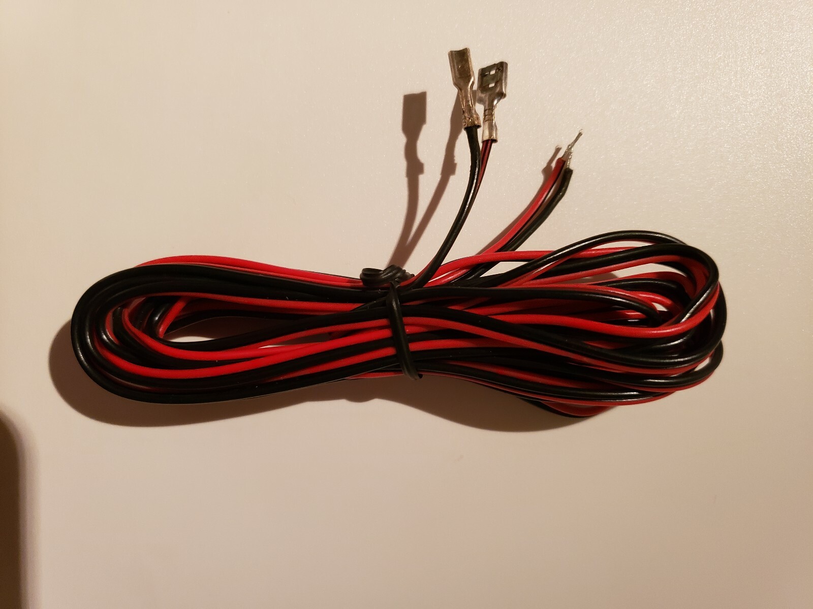 22 Gauge 15' SPEAKER Wire clip Red Black Cable Stereo buy one get One ...