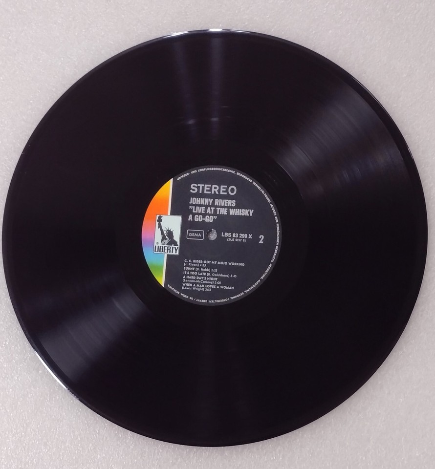 Johnny Rivers - Live At The Whisky A Go-Go NM Import LP Free Shipping ...