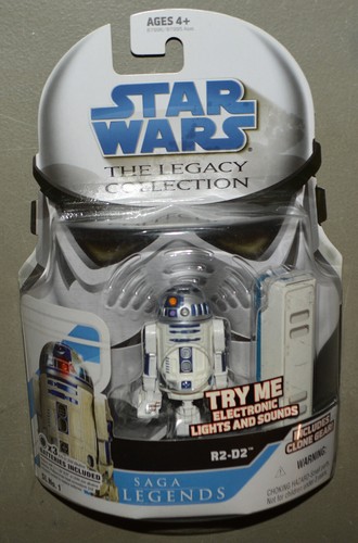 Star Wars Legacy Collection figure - R2-D2 - 2008 includes Clone gear ...