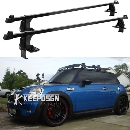 For Mini Cooper 54" Roof Rack Cross Bars Cargo Bike Bicycle Carrier ...