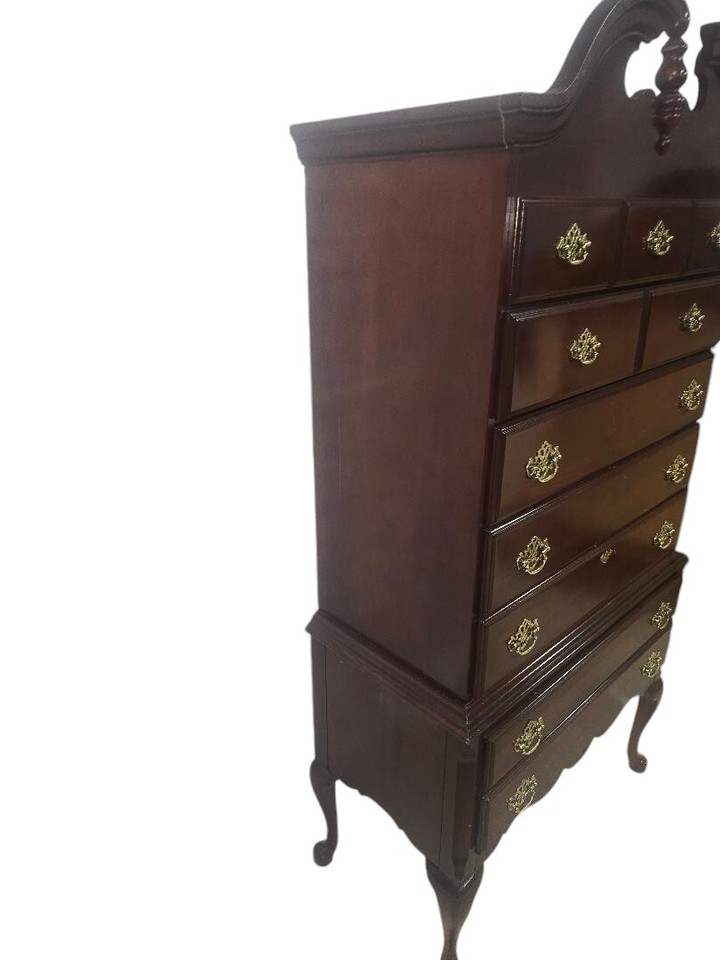 KINCAID Highboy Mahogany Chest 76" Tall | eBay
