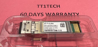 25G Prolab 25GBASE-SR 25Gb/s SFP28 MMF 850nm 400m LC DOM Fiber Optic ...