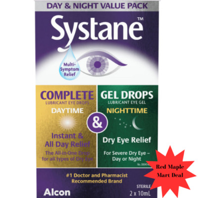 Systane Day & Night Eye Drops (10 ml x 2) Sealed/Brand New in Box | eBay