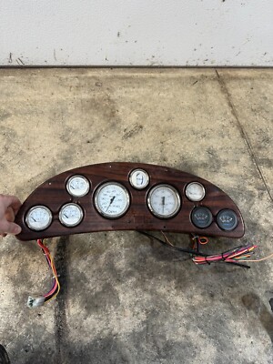 marine FRESH WATER dash panel gauges faria white boat | eBay