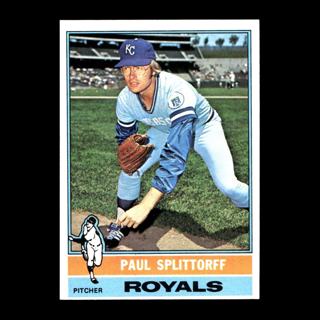 Paul Splittorff 1976 Topps Kansas City Royals #43 Vintage GM! | eBay