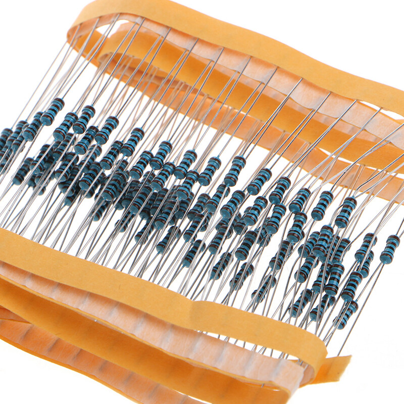 100 Pcs 1k ohm 4W Metal Film Resistor 1kohm 0.25W For Arduino | eBay