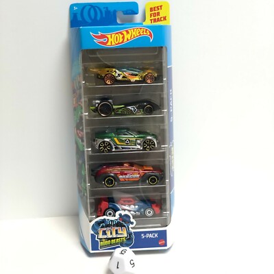 2020 Hot Wheels CITY Vs ROBO BEASTS 5-Pack! Free Shipping in Box! | eBay