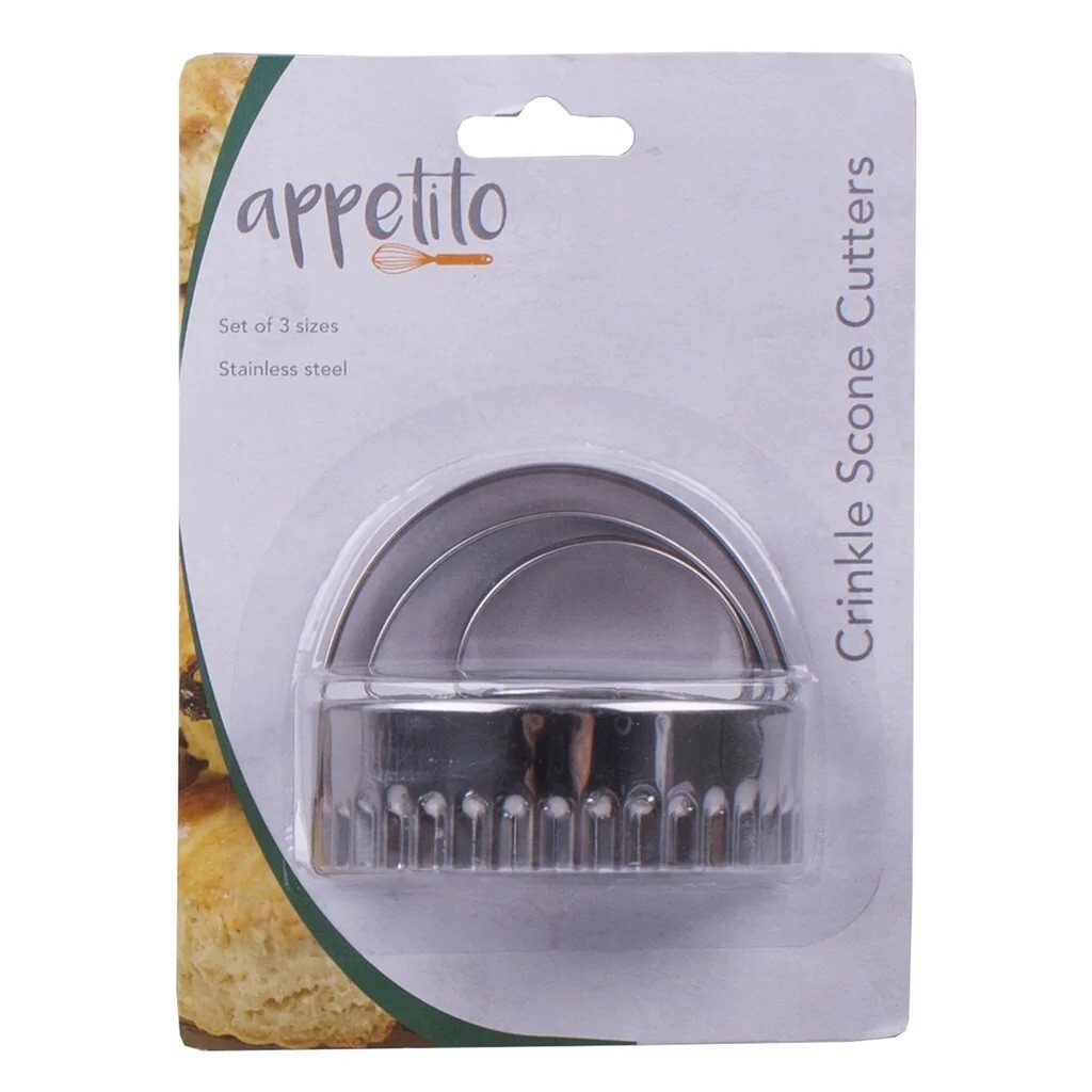 Crinkle Scone Cutter Cookie Cutter Dumpling Pastry cutter with Handles ...