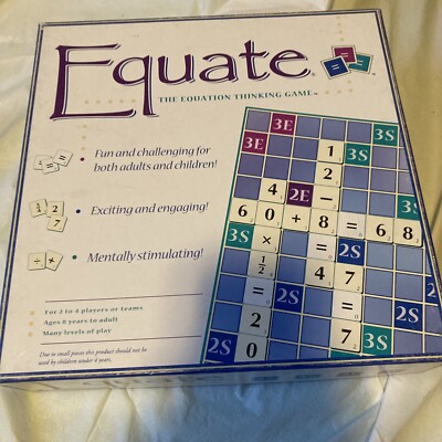 Equate Equation Thinking Game Math Board Game Plus Bonus Tile Set | eBay