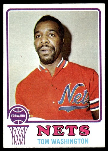 1973-74 Topps Tom Washington New York Nets #182 | eBay