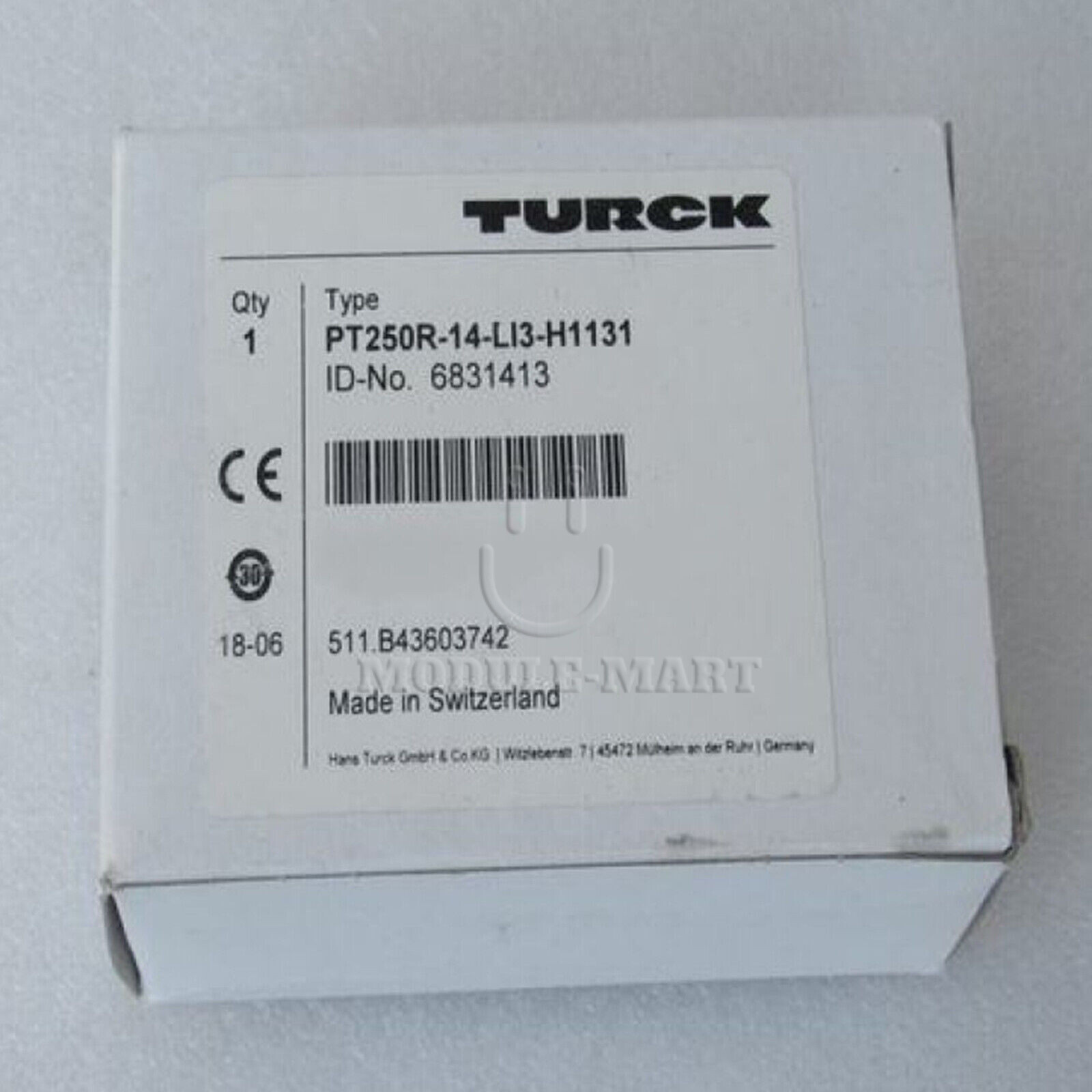 1pc Turck Pressure Switch Pt250r-14-li3-h1131 6831413 for sale online ...
