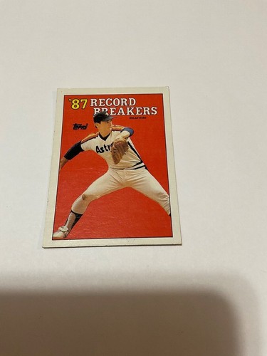 1988 Topps '87 Record Breakers-Nolan Ryan #6 | eBay