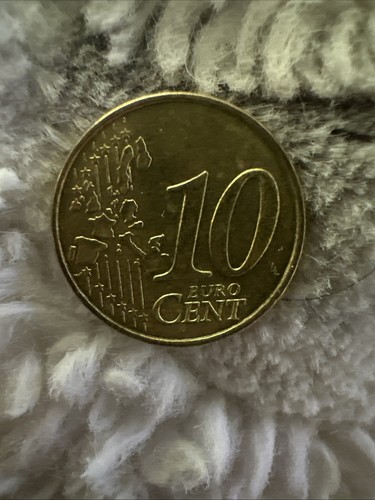 RARE 10 Cent Euro Coin France 1999 "RF" | eBay