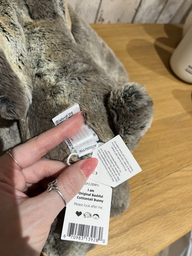 Genuine RETIRED Jellycat Medium Bashful Cottontail Bunny - BNWT & Tag ...