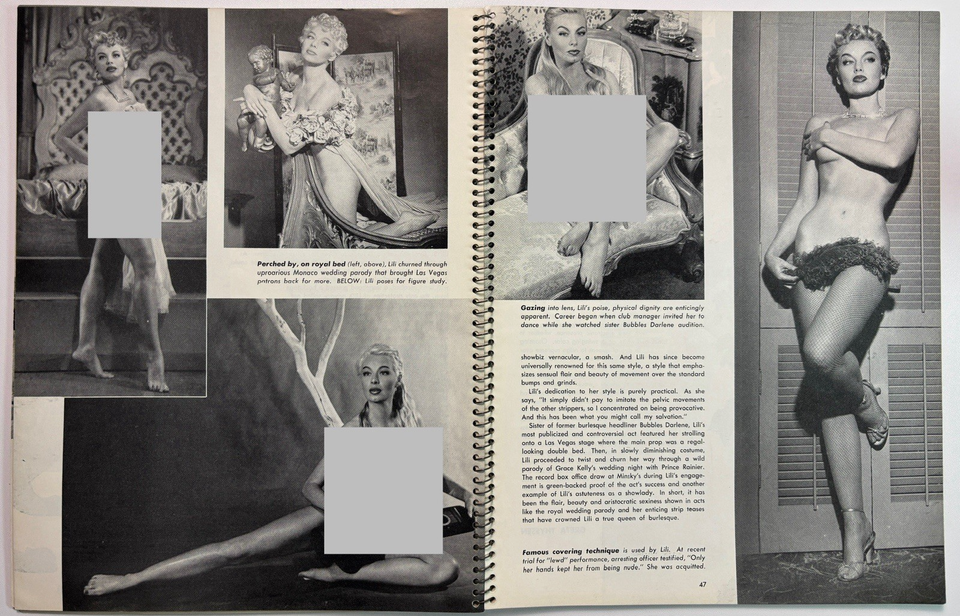 MODERN MAN Yearbook of Queens 1959 TINA LOUISE Jayne Mansfield Vintage ...